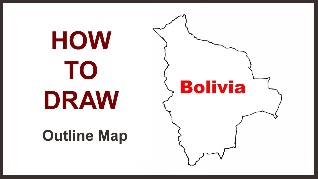 Bolivia Map Outline