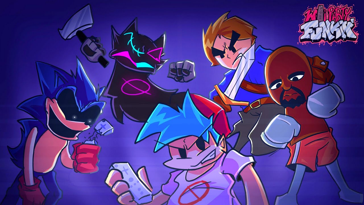 Friday Night Funkin': Wii Party Funkin' V2 (Matt,Mii,Tails,Sonic) Full ...