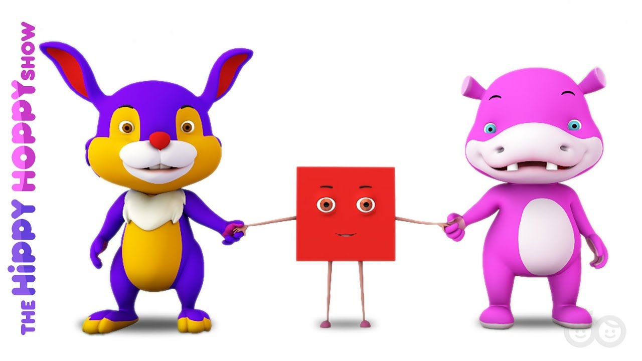 Shape Square | Original Colors and Shapes Song for Children | Hippy ...