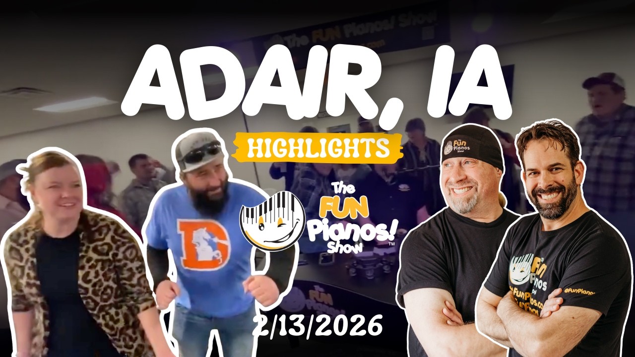 Adair IA | 2/13/2026 | The Fun Pianos! Show Highlights! - YouTube