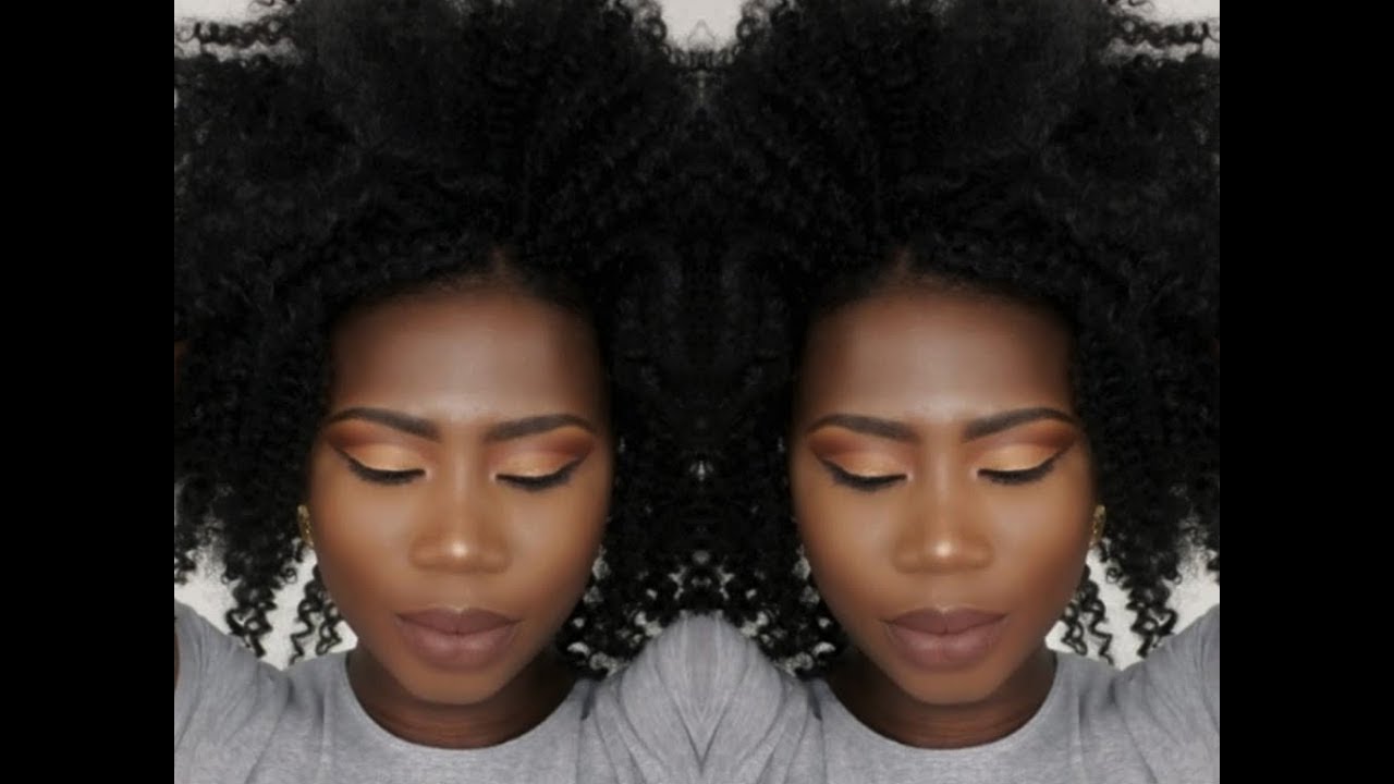 HOW TO : CUT CREASE 2019 | MAKEUP TUTORIAL DARK SKIN | AMI - YouTube