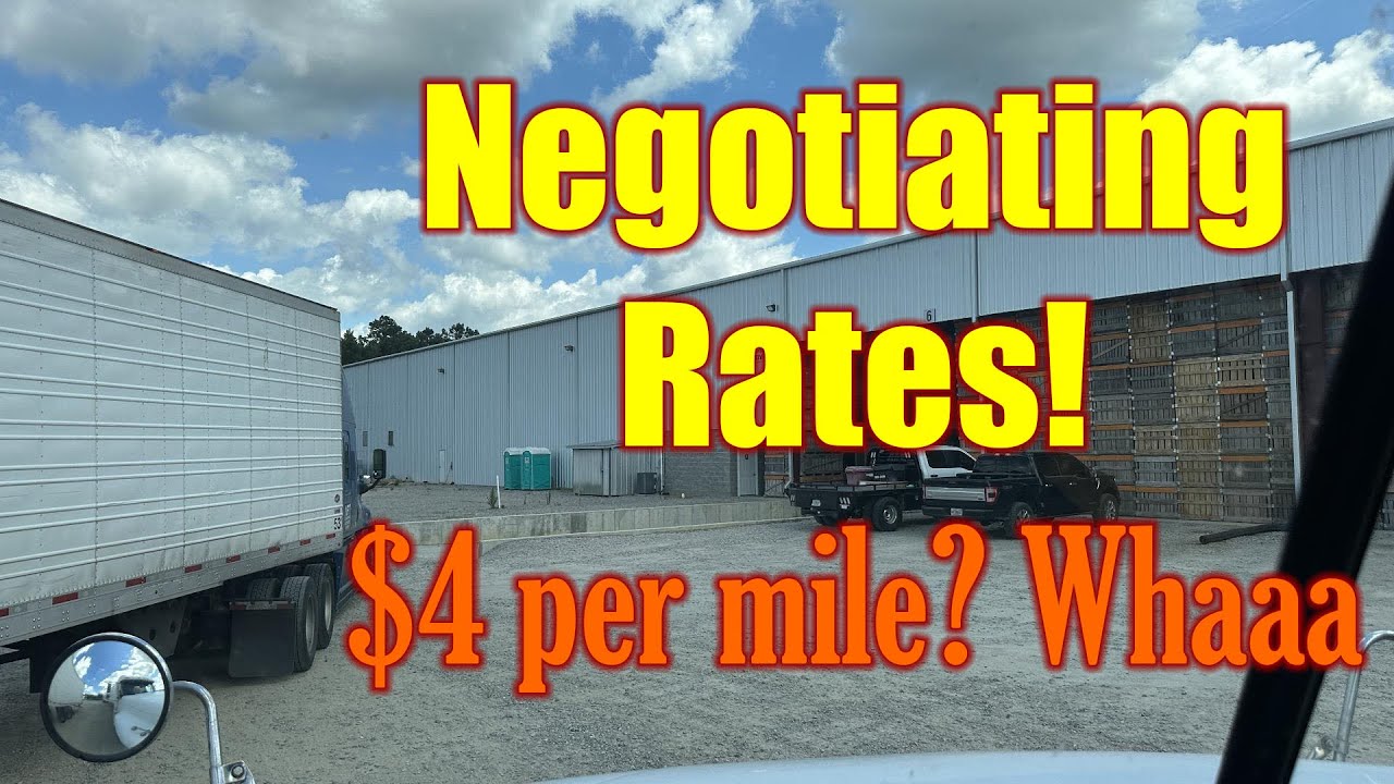 How to Negotiate Rates for New Owner Operators - YouTube