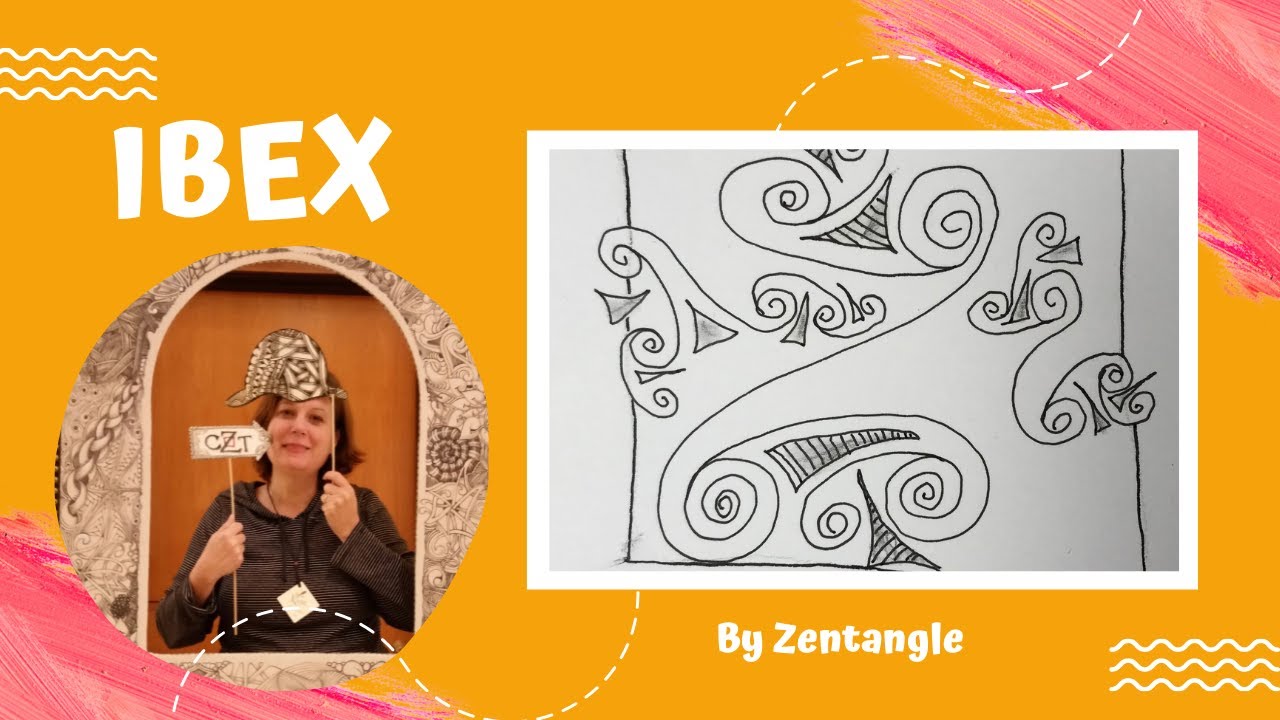Zentangle Inspired Art Ibex - YouTube