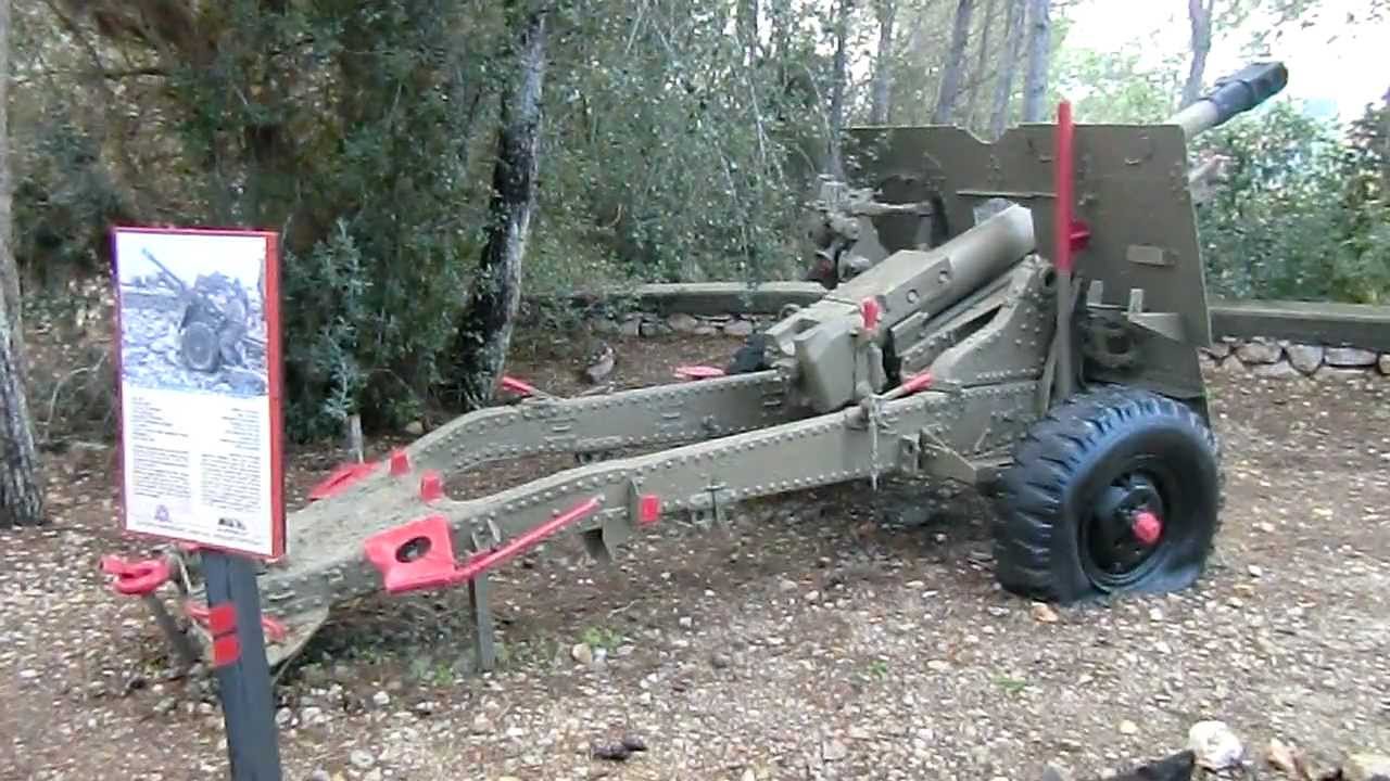 Field Howitzer Gun, 25 Pounder (U.K. 1940) WWII Artillery Museum Israel ...