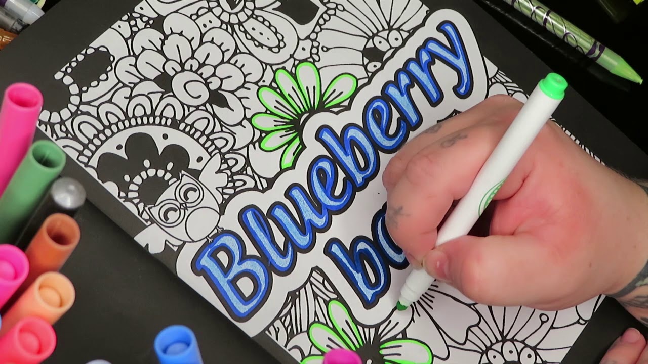ASMR Coloring - 55 minutes of relaxation - YouTube