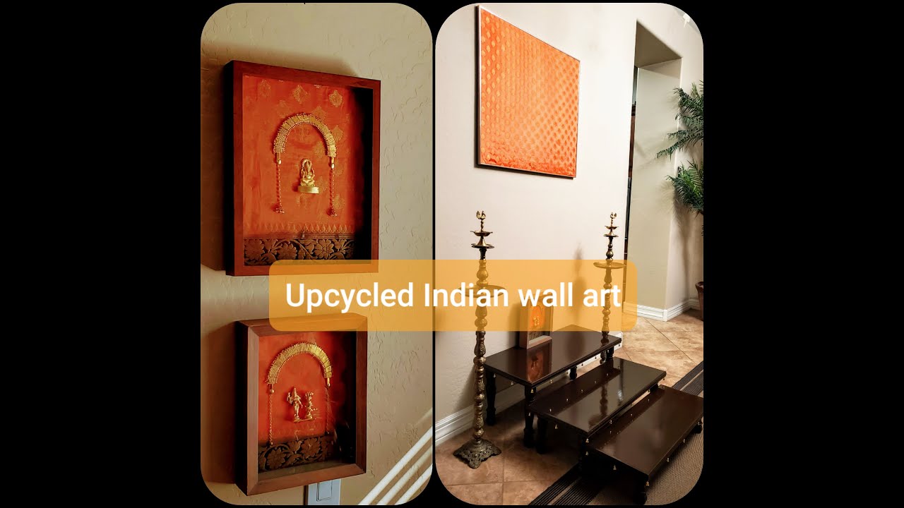 ಅರಿಜೋನಾ ಕನ್ನಡ ವ್ಲಾಗ್ | Upcycled Indian Wall art | Desi DIY - YouTube