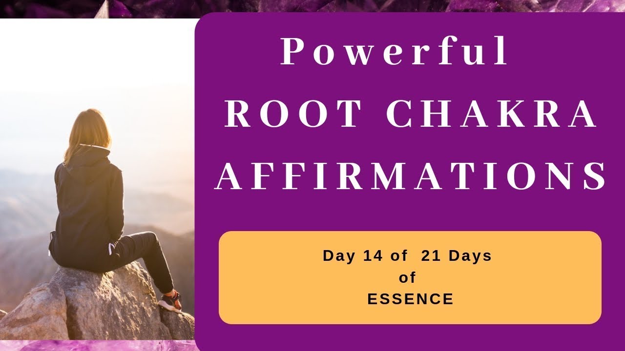 ROOT CHAKRA AFFIRMATIONS for Women (Powerful ) Day 14 of 21 Days of ...