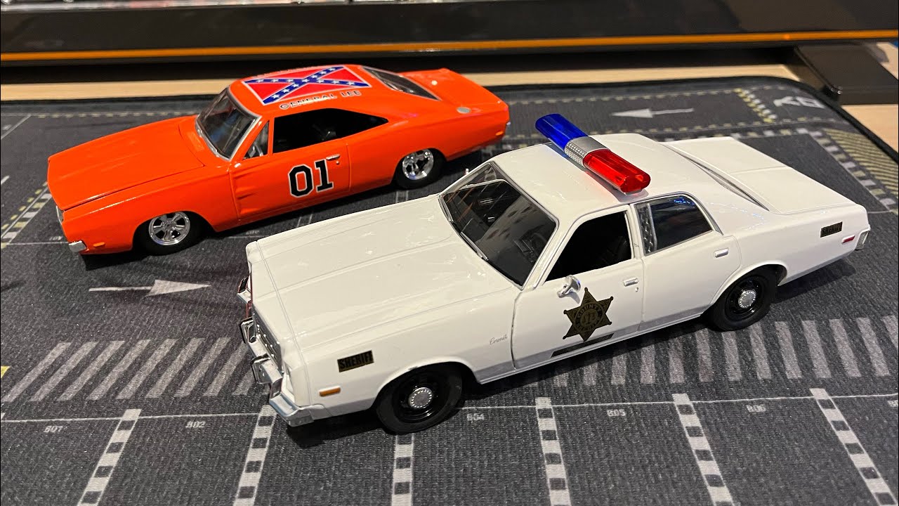 1/24 scale dukes of Hazzard sheriff car - YouTube