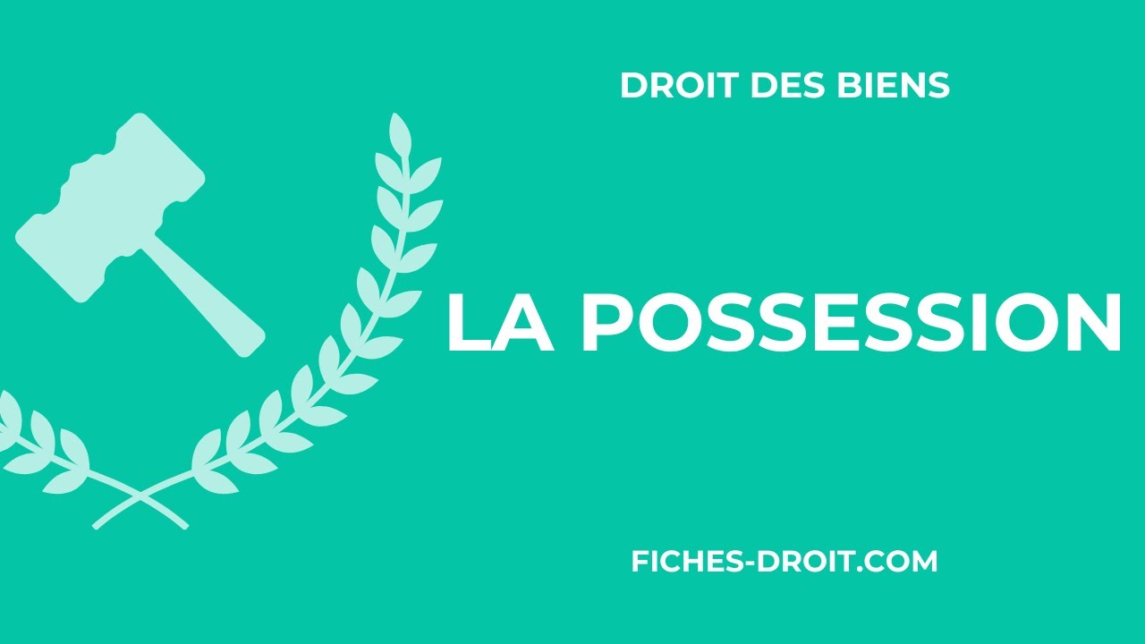 La possession : définition, éléments constitutifs et conditions - YouTube
