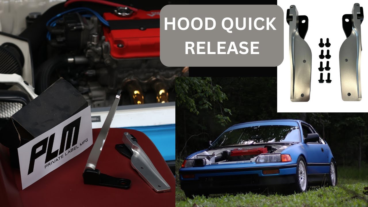 Crx plm hood quick release - YouTube
