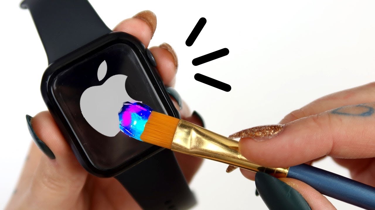 CUSTOMIZANDO UM APPLE WATCH NOVO ⌚️ 💦 DEU CERTO? - YouTube