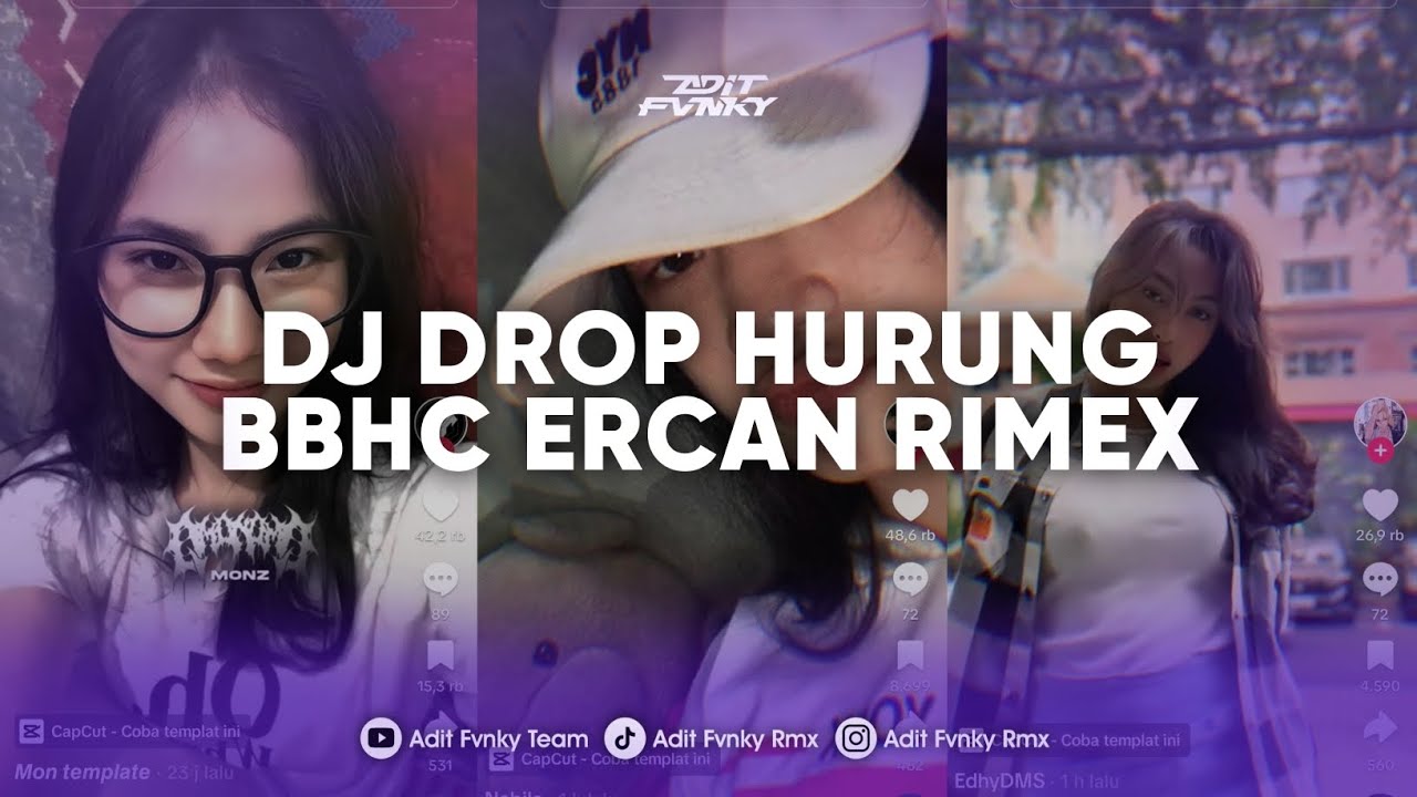 DJ DROP HURUNG ERCAN RIMEX VIRAL TIK TOK TERBARU 2024 - YouTube