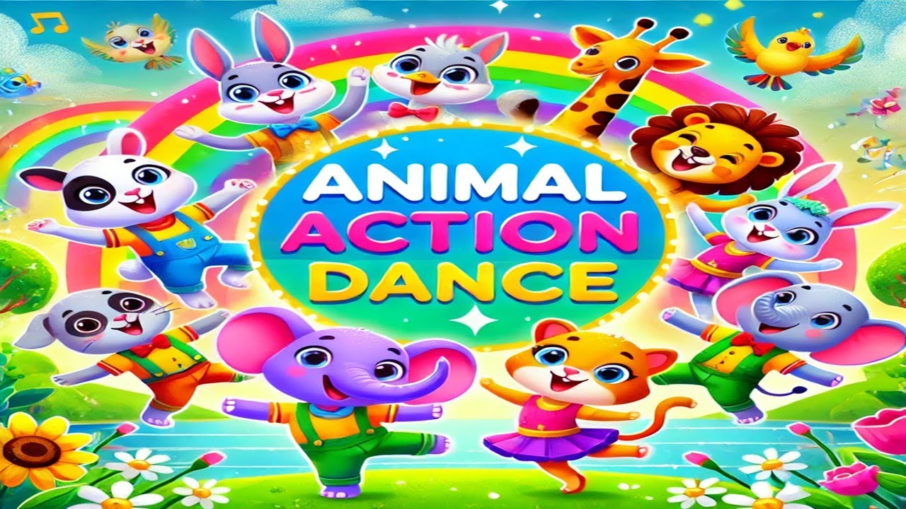 Animal Action Dance 🐾 | Fun Dance-Along Song for Kids! - YouTube