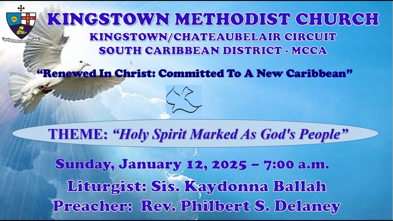 Kingstown Methodist Church - Morning Worship Service, Sunday, January ...