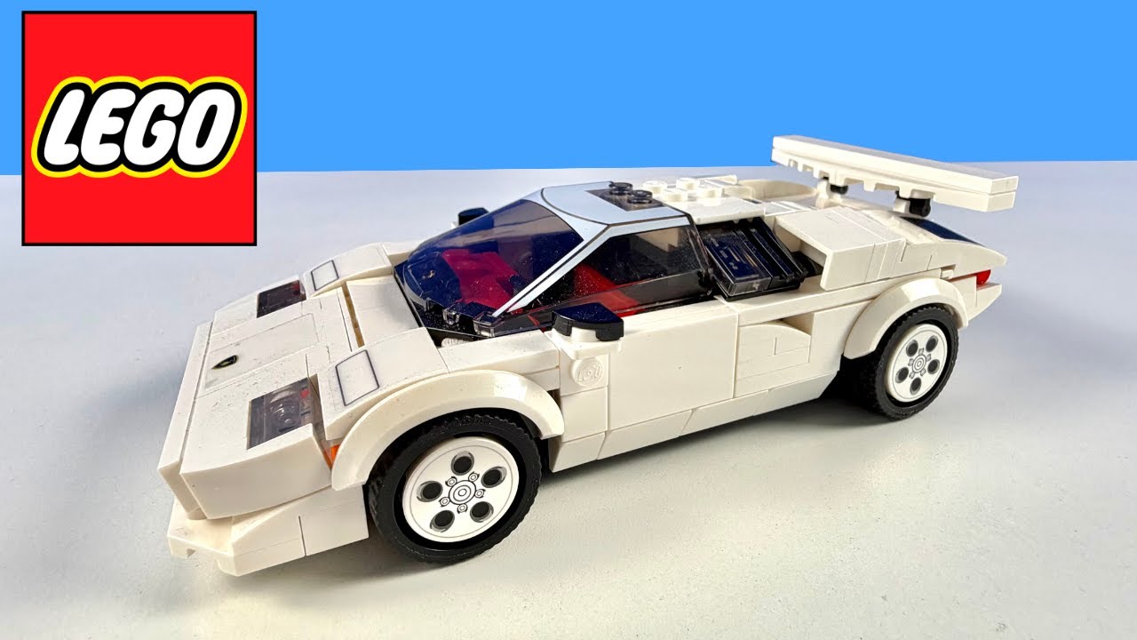 LEGO Lamborghini Countach SPEED BUILD - YouTube