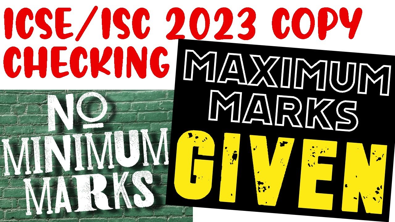 ICSE/ISC 2023 Board Copy Correction I Mostly Maximum Marks Given to ...