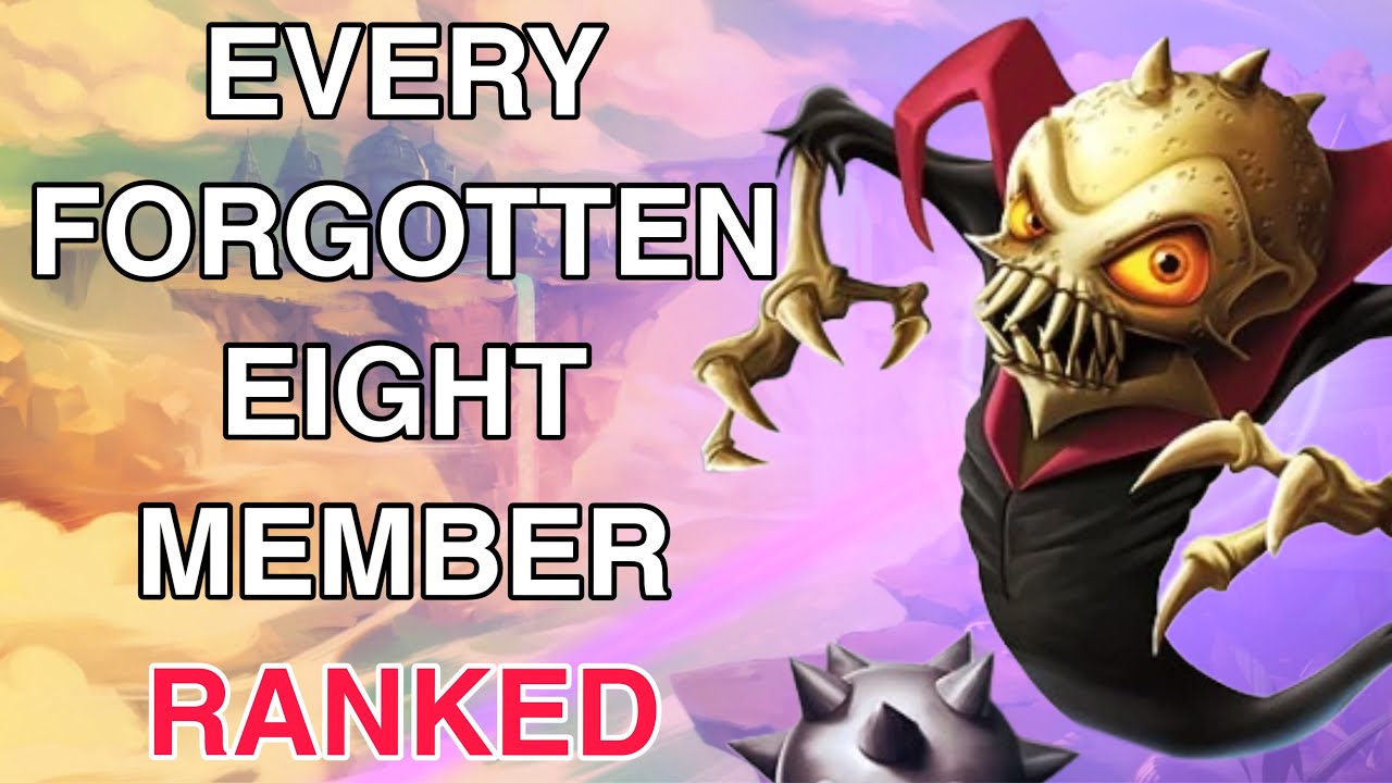 Ranking Every Member Of The Forgotten Eight Based On Their Designs ...