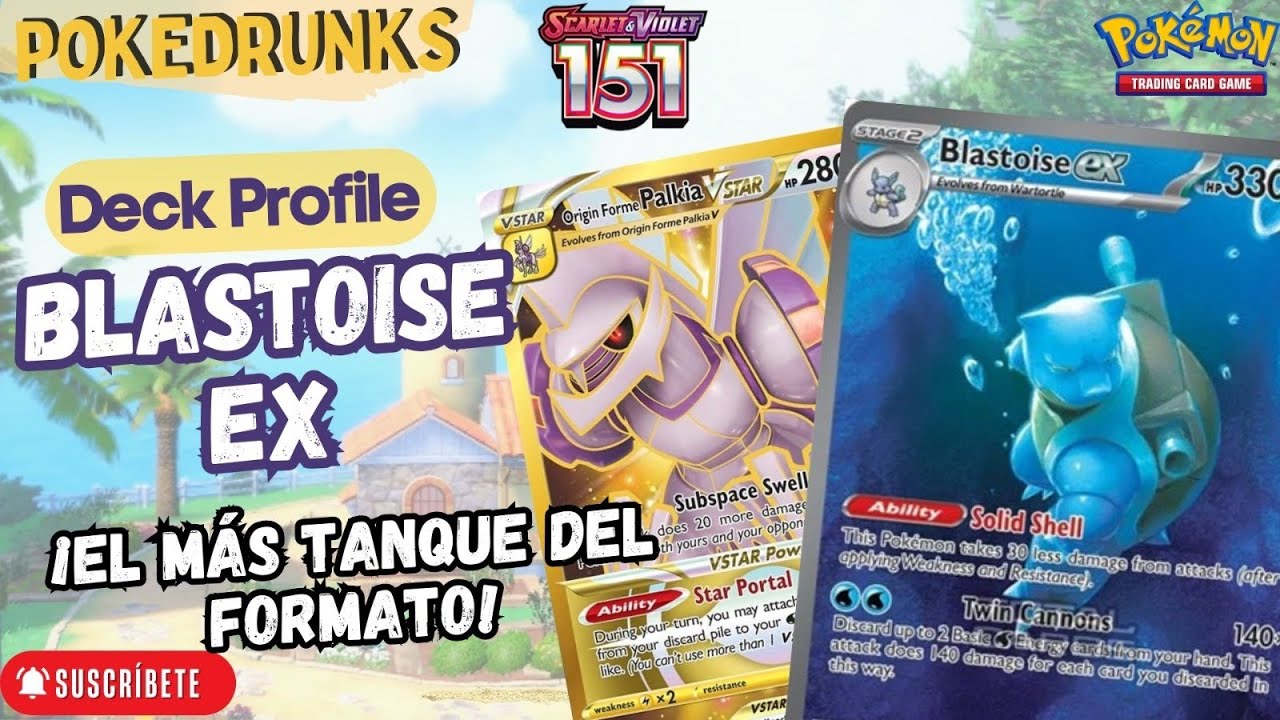 Pokemon Tcg Blastoise Ex Deck Profile En Español El Más Tanque Del Formato Youtube