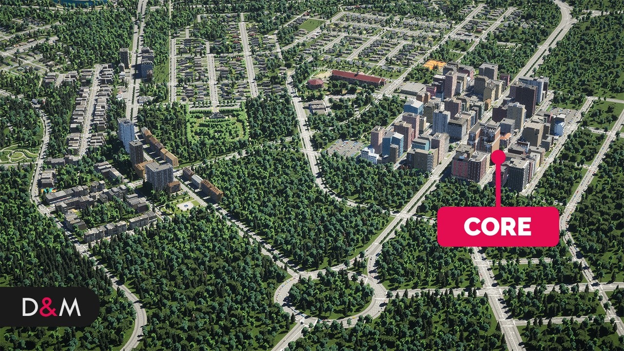 Starting a COMPACT Urban Center | Design & Manage | Cities Skylines 2 ...