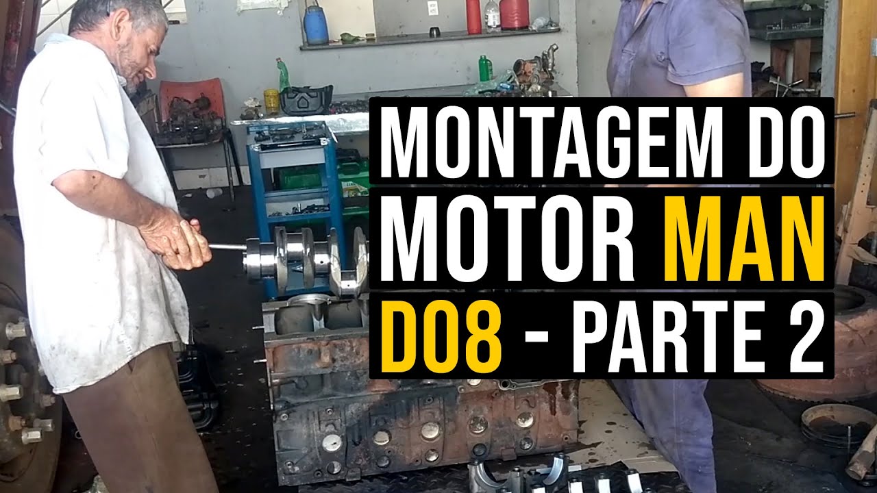 Montagem do motor Man D08 | Parte 2 - YouTube