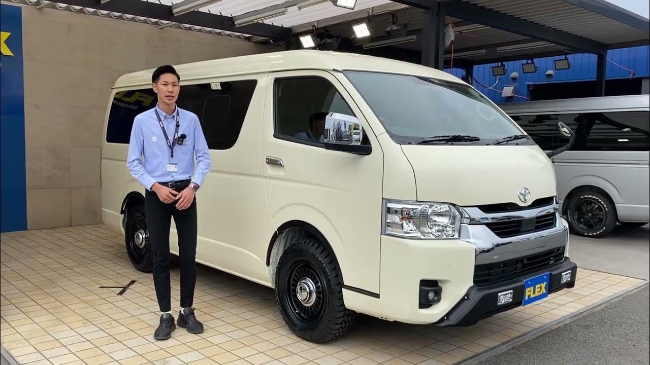 【FLEX SEAT VER1/ワゴンGLガソリン4WD】特設ライトイエロー♪大画面9インチナビ付き♪テーブル・ベッドキット付き♪ - YouTube