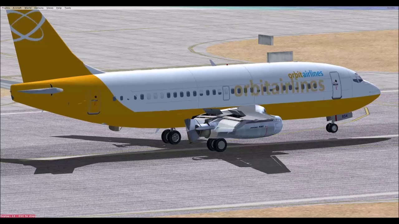 Orbit Airlines 727 Advanced, 737-200 and MD-80 landing in San Diego ...