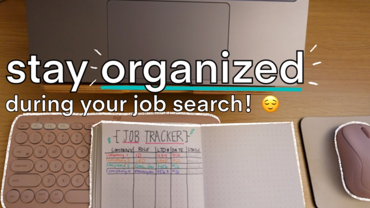 stay organized during your job search | the simplest job app tracker! # ...