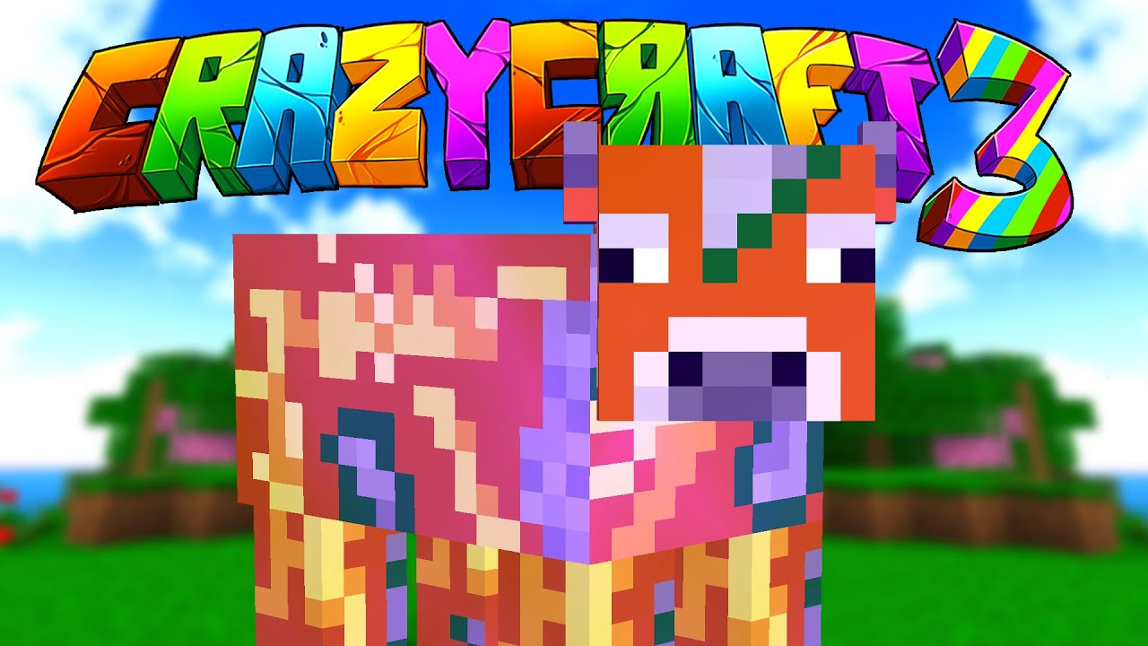 Minecraft Crazy Craft 3: God Apple Farm! #8 - YouTube