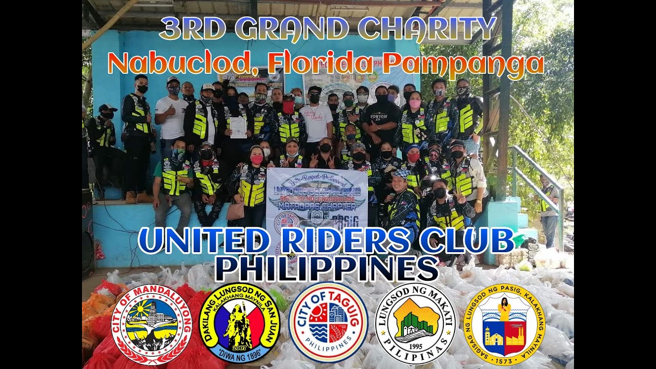 3rd GRAND CHARITY | UNITED RIDERS CLUB PHILIPPINES | MATAGPAS CHAPTER ...