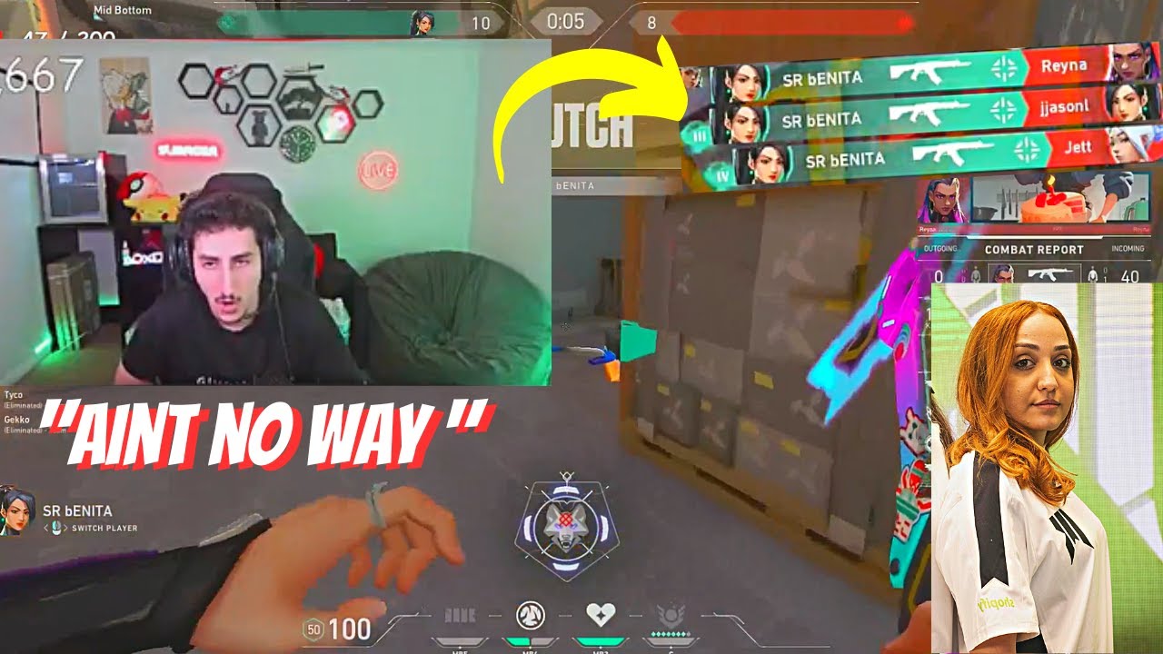 TSM Subroza STUNNED by seeing SR bENITA CRISPY 4k Clutch !! - YouTube