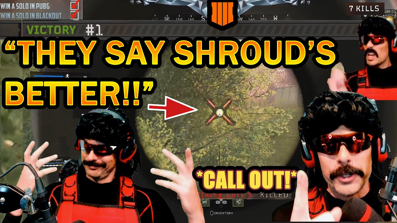 DrDisrespect CALLS SHROUD OUT To Complete Doc's Challenge! (HUGE ...