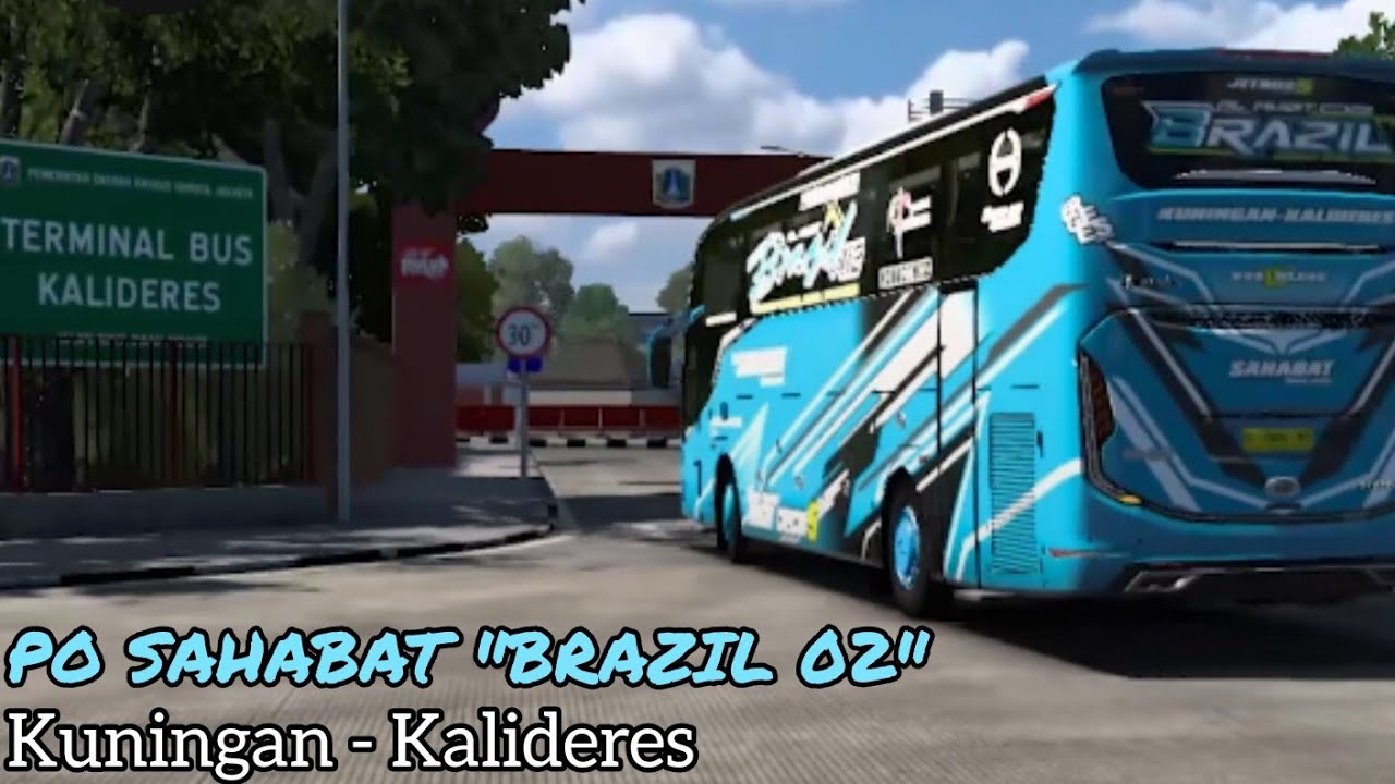 Trip Kalideres-Kuningan with PO SAHABAT "BRAZIL-02" JETBUS 5 SHD DG ...