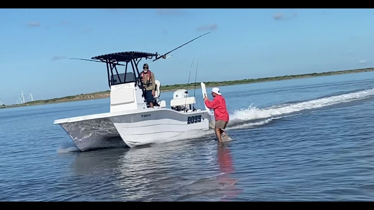 The 25' Hybrid-Cat BOSS by Shallow Stalker Boats - YouTube