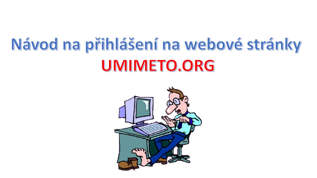 Registrace na web UMIMETO.ORG - YouTube