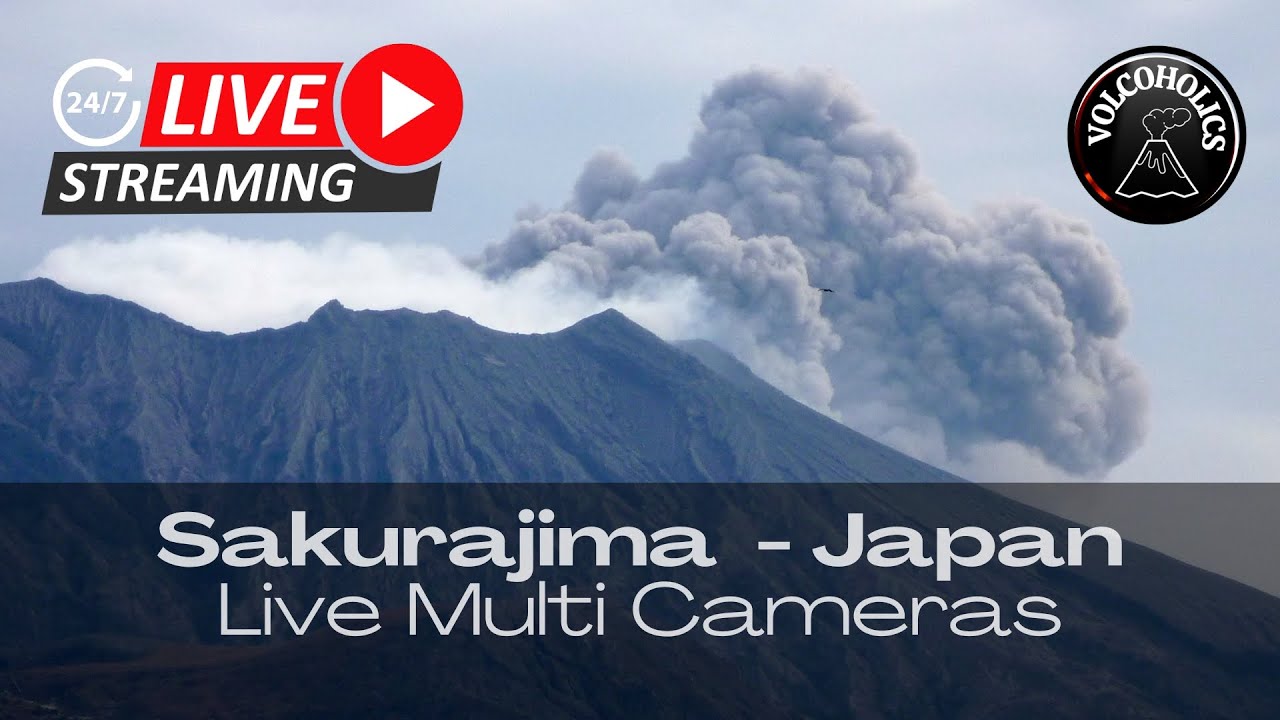 🌋Live: Sakurajima, Japan Live Multiple Cameras - YouTube