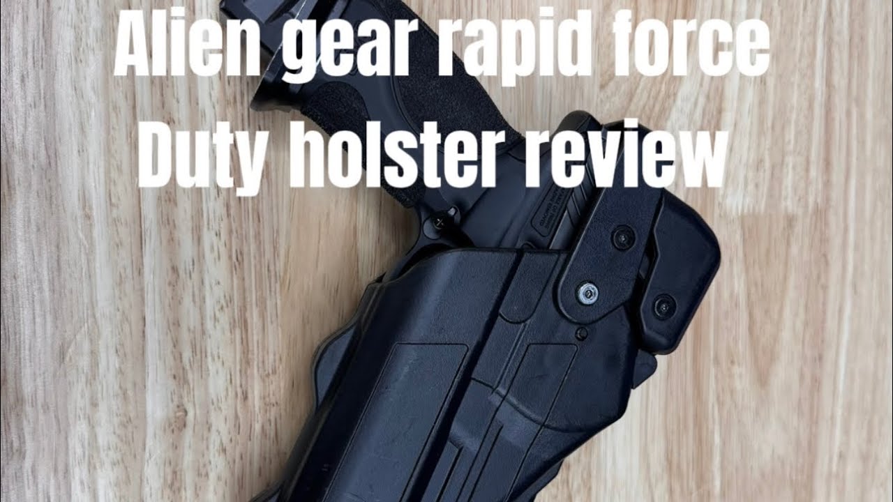 ALIEN GEAR RAPID FORCE DUTY HOLSTER REVIEW !!! - YouTube