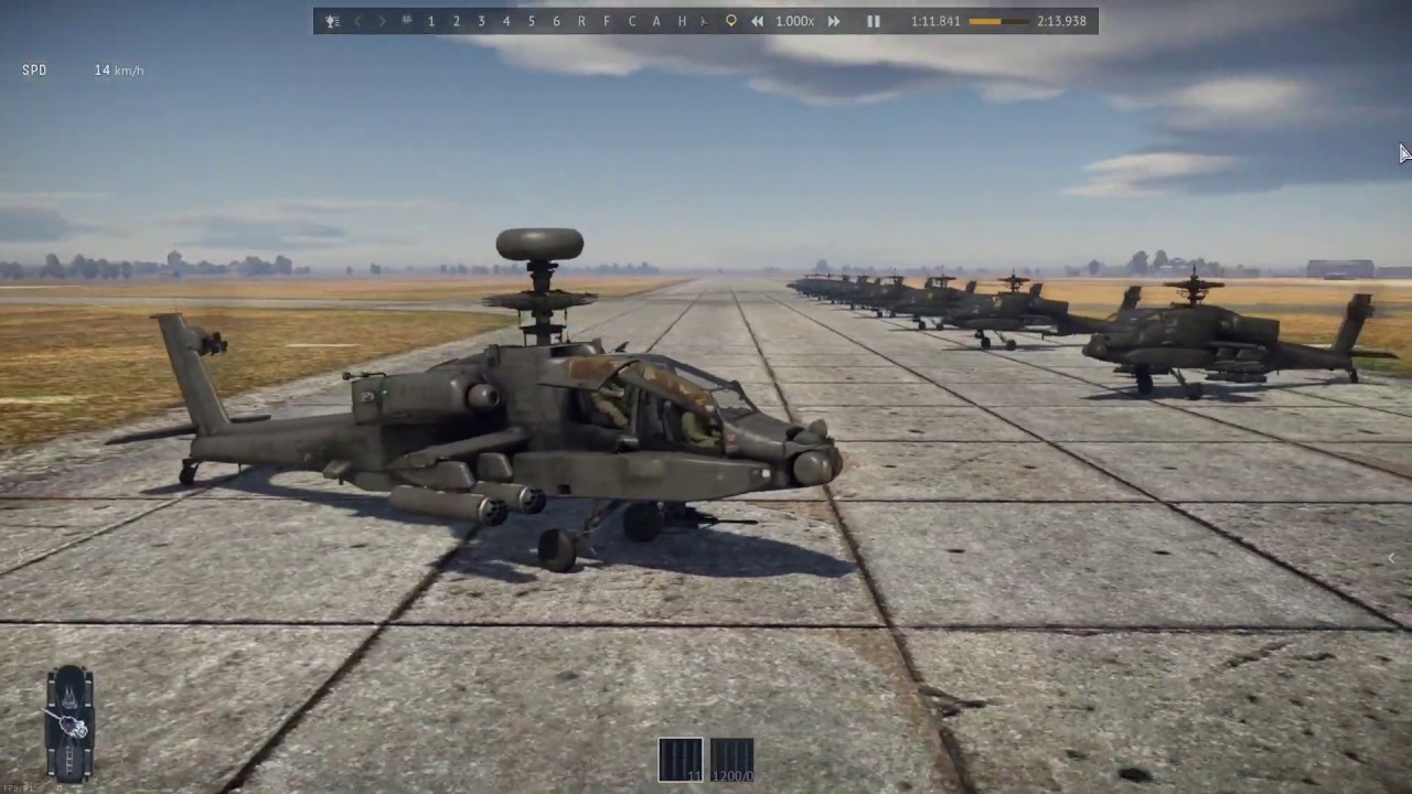 AH 64 Apache Versions and Loadouts in War Thunder Mission Editor (v1.95 ...