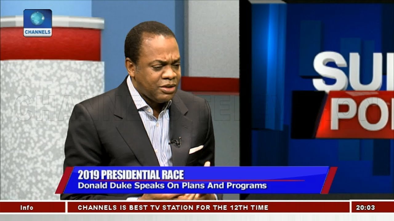 Why I Want To Be Nigeria's President - Donald Duke Pt.3 | Sunday ...