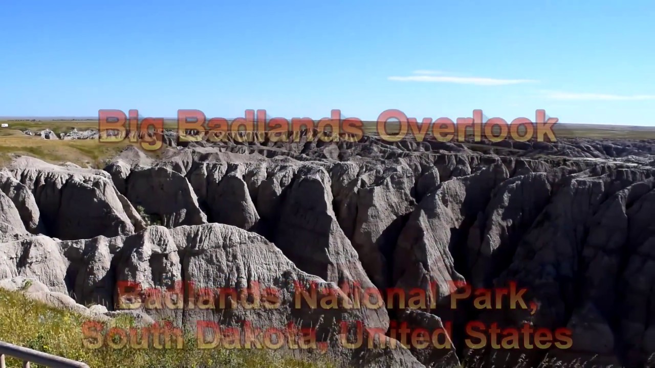 Big Badlands Overlook in Badlands National Park, South Dakota, United ...