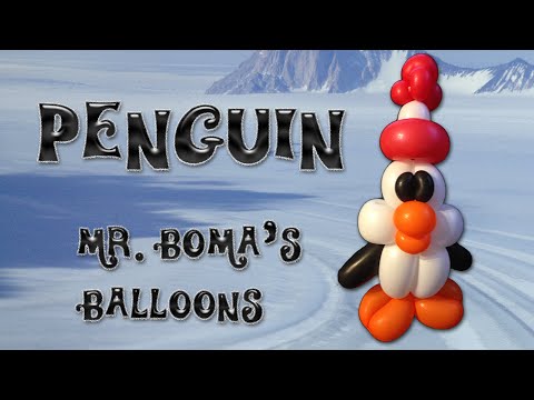Penguin Balloon Animal Tutorial (Balloon Twisting and Modeling #23 ...