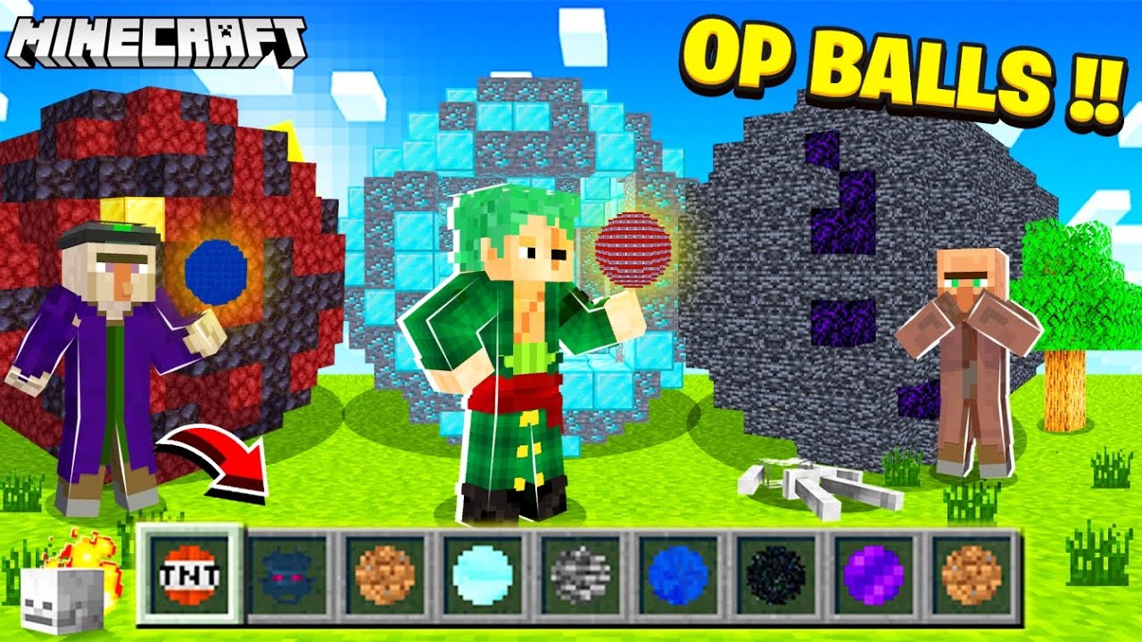 Minecraft But There are SUPER BALLS😱 - YouTube