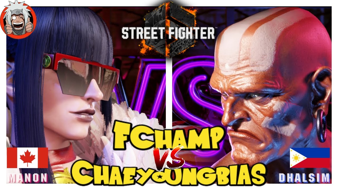 SF6 FCHAMP (DHALSIM) vs JUSTIN WONG (MANON) - STREET FIGHTER 6 - YouTube