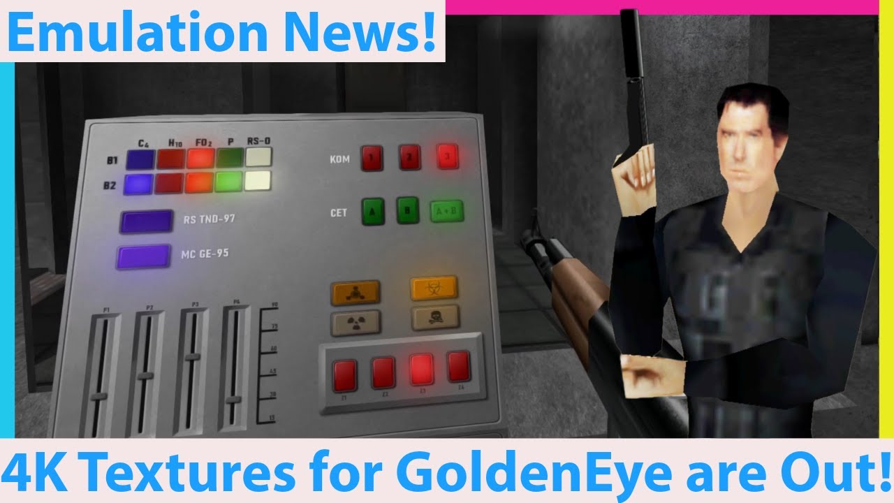GoldenEye 4K Texture Mods Are Out! GoldenEye PC Port Next - YouTube