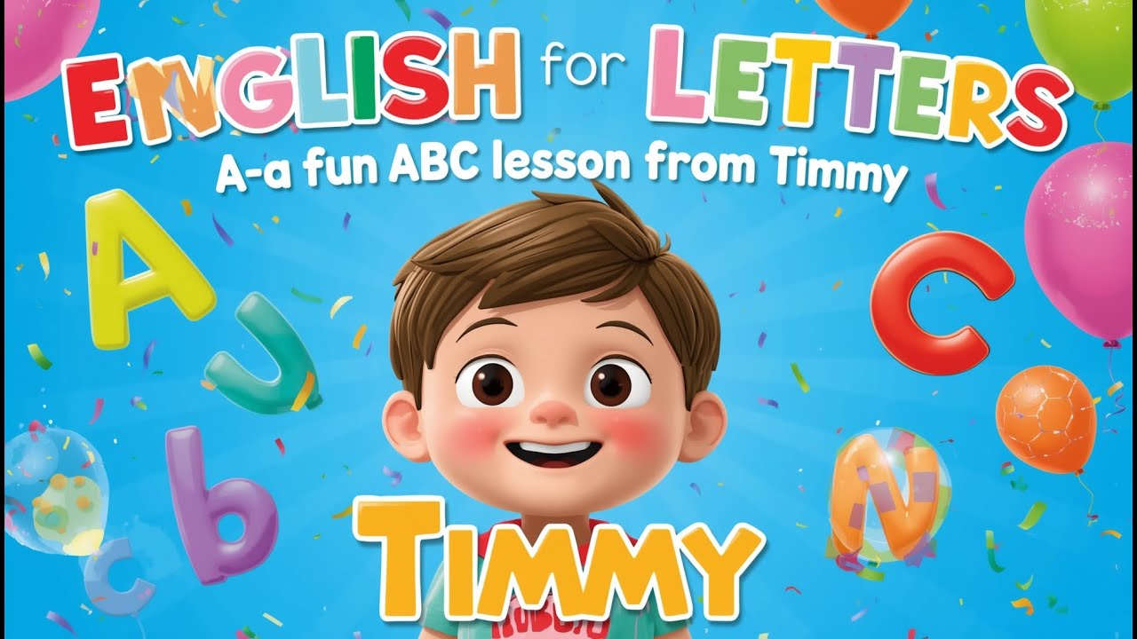 English letters for kids: Timmy's fun ABC lesson - YouTube