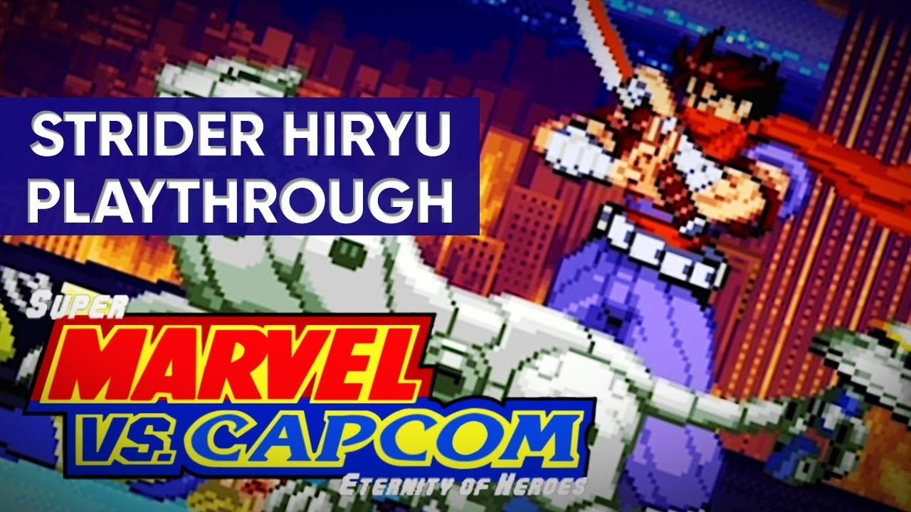 Super Marvel vs. Capcom: Eternity of Heroes (PC) - Strider Hiryu ...