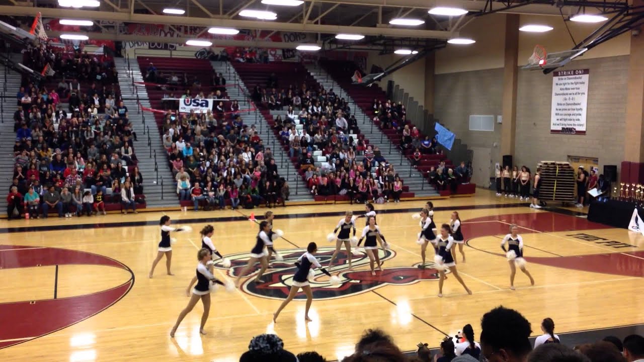 Foothill Varsity Dance (Pom) Jan 2015 - YouTube