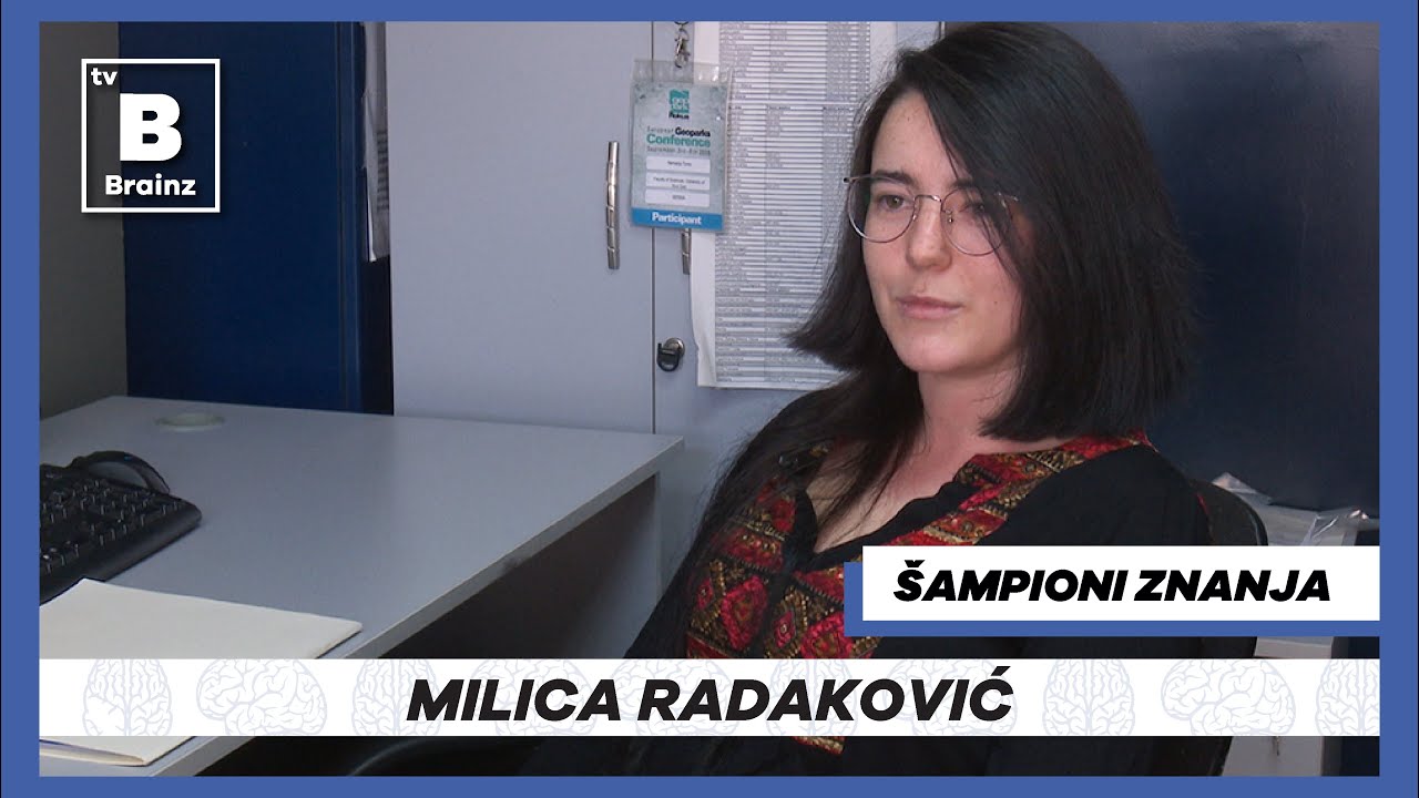 Šampioni znanja - Milica Radaković - YouTube