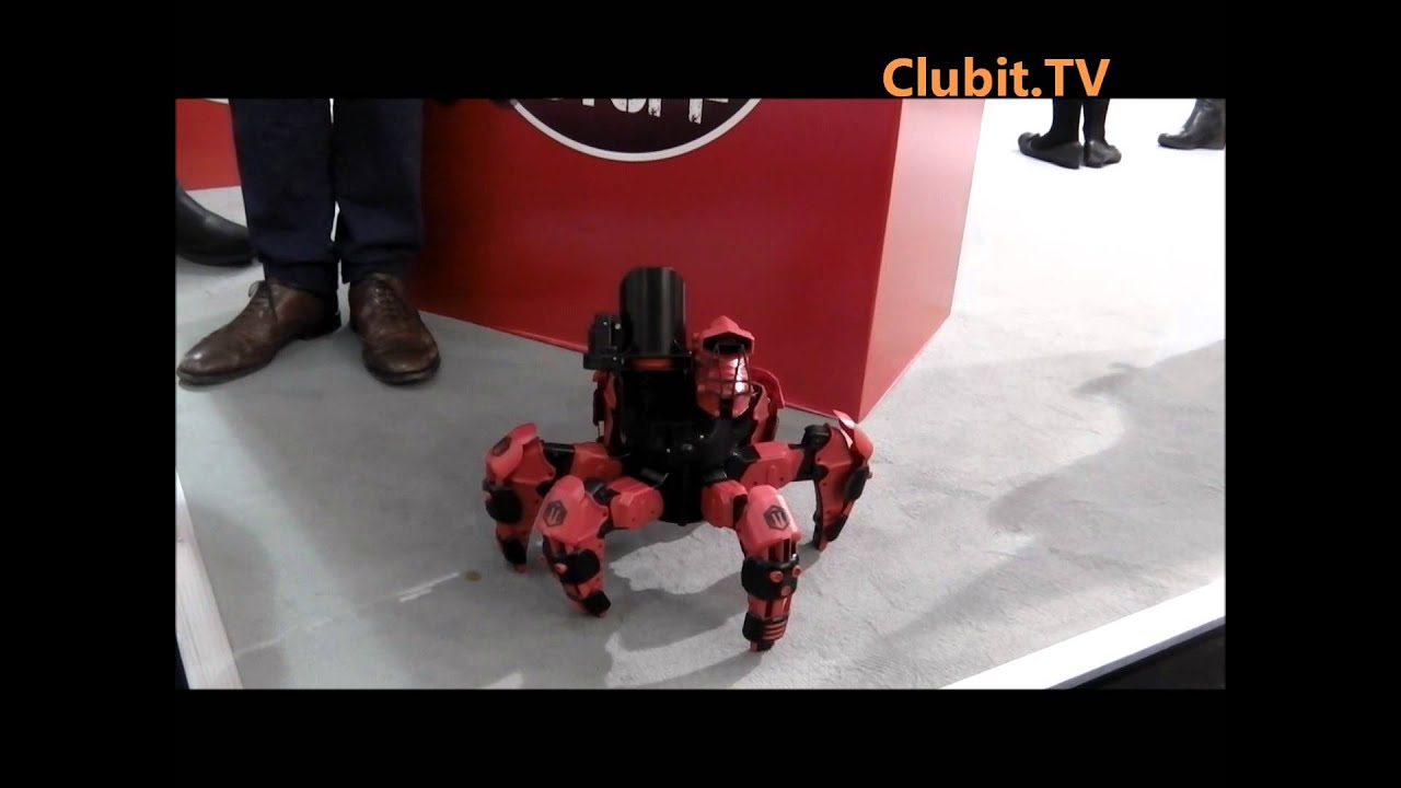 Robot Crab Tank Remote Controlled Disc Shooter - YouTube