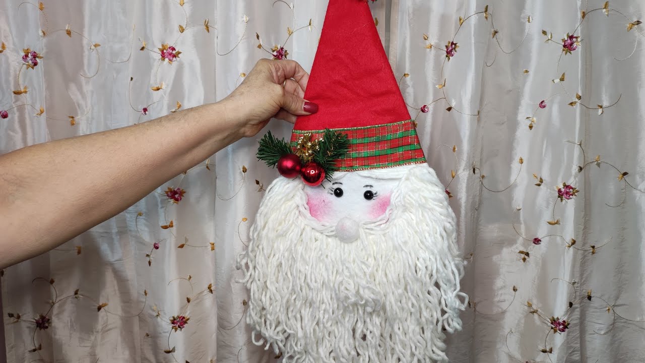 Idea de cómo hacer un Santa Claus | manualidades | diy | navidad - YouTube