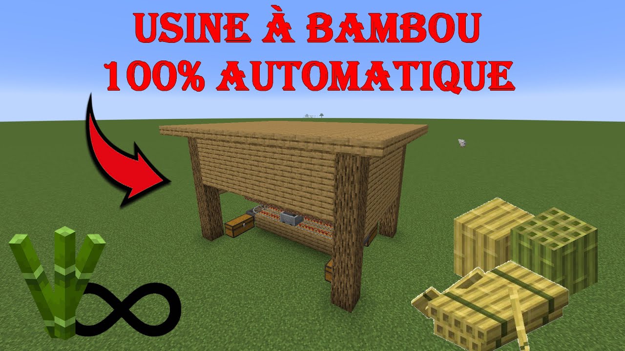 [TUTO] Comment faire une usine à bambou 100% automatique l Minecraft ...